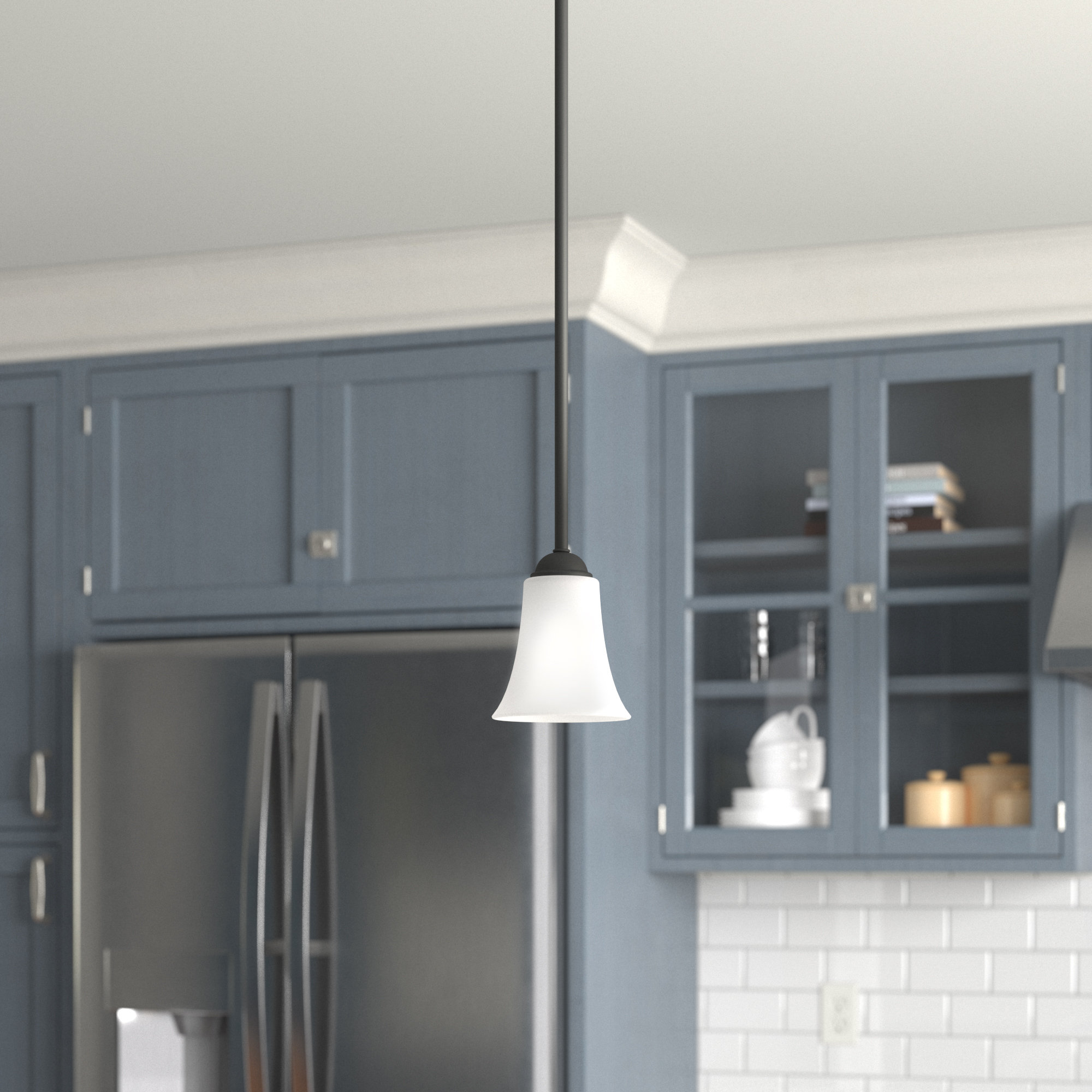 Winston Porter Feliberto 1-Light Single Bell Pendant & Reviews ...