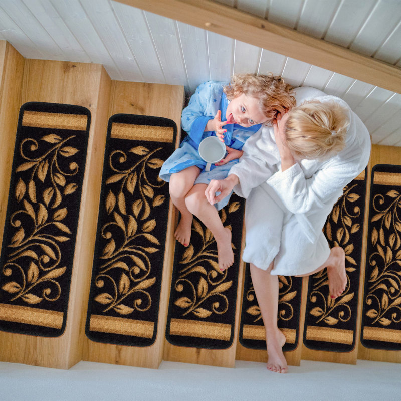 Lark Manor™ Arkeia Non-Slip Indoor Stair Tread & Reviews | Wayfair