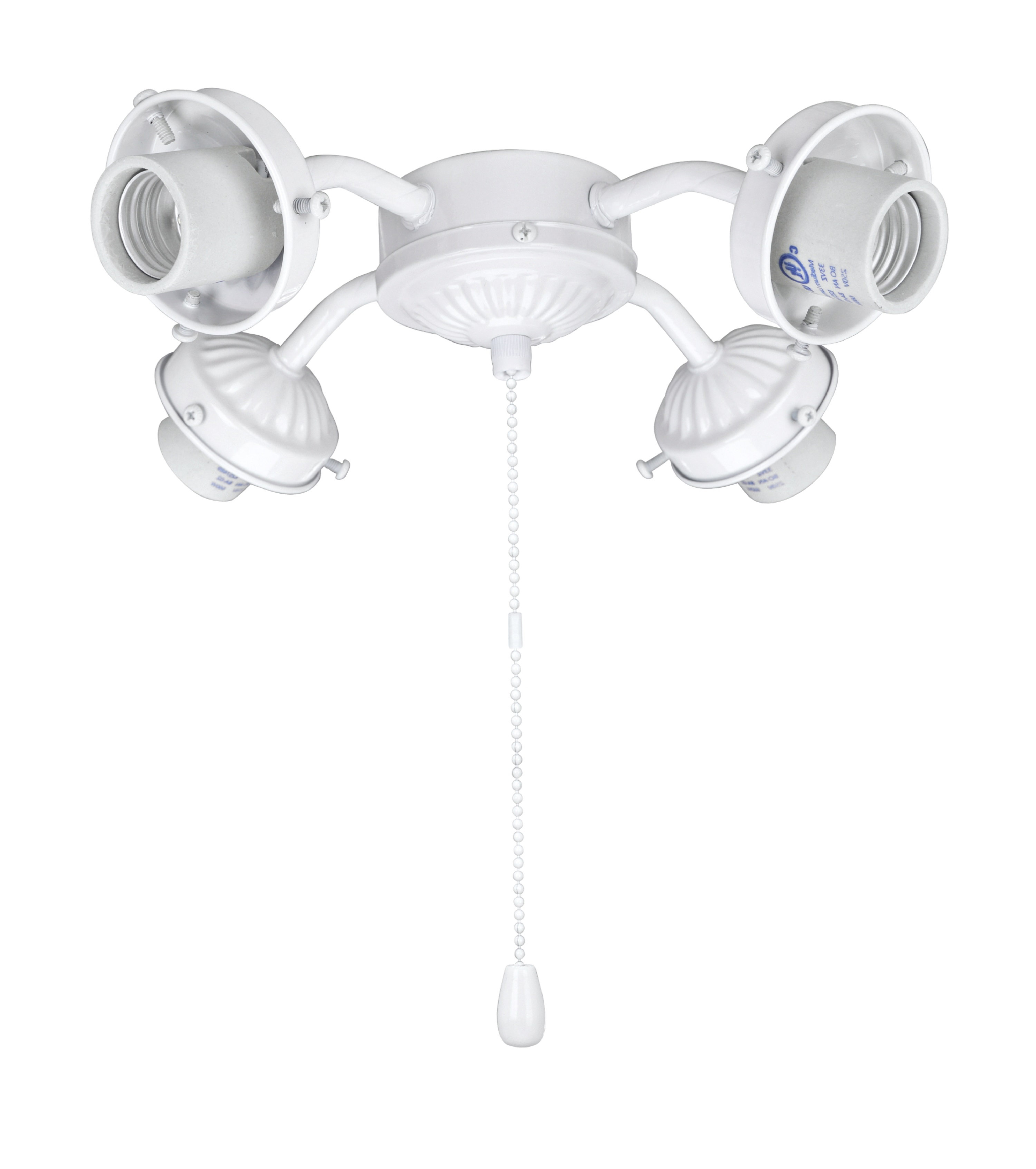 Aspen Creative Corporation 4 - Light Ceiling Fan Branched Light Kit ...