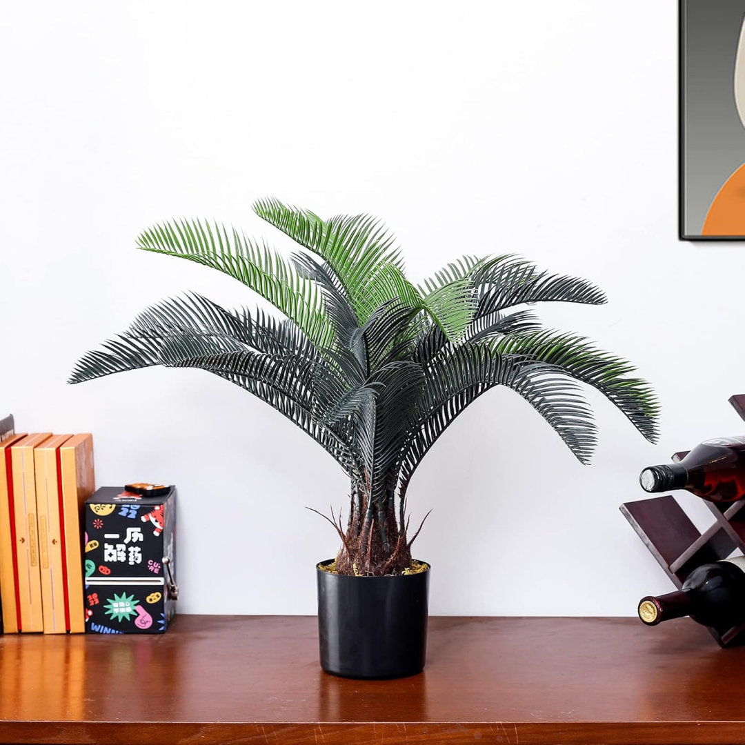 Latitude Run® Natural 20" Artificial Cycas Plant(18 Leaves) Fake ...