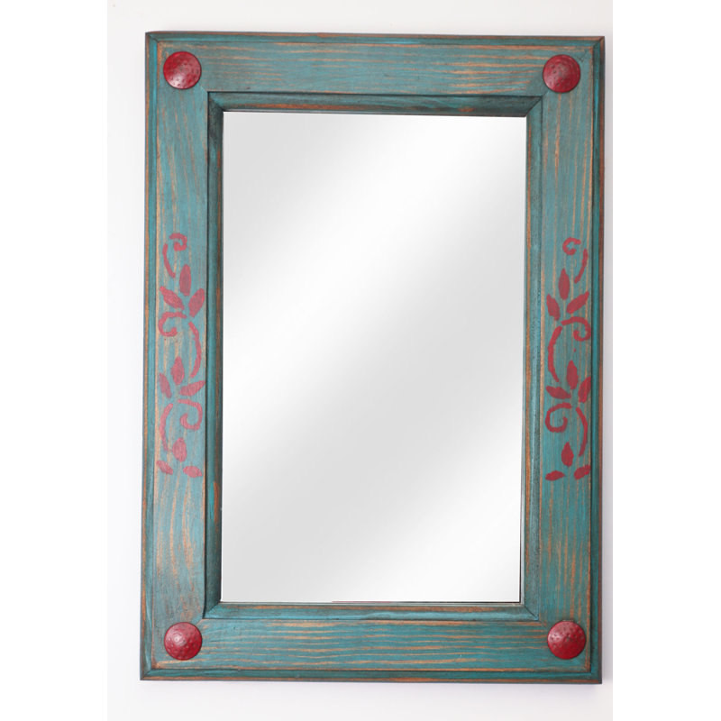Millwood Pines Leister Rustic Accent Mirror & Reviews | Wayfair