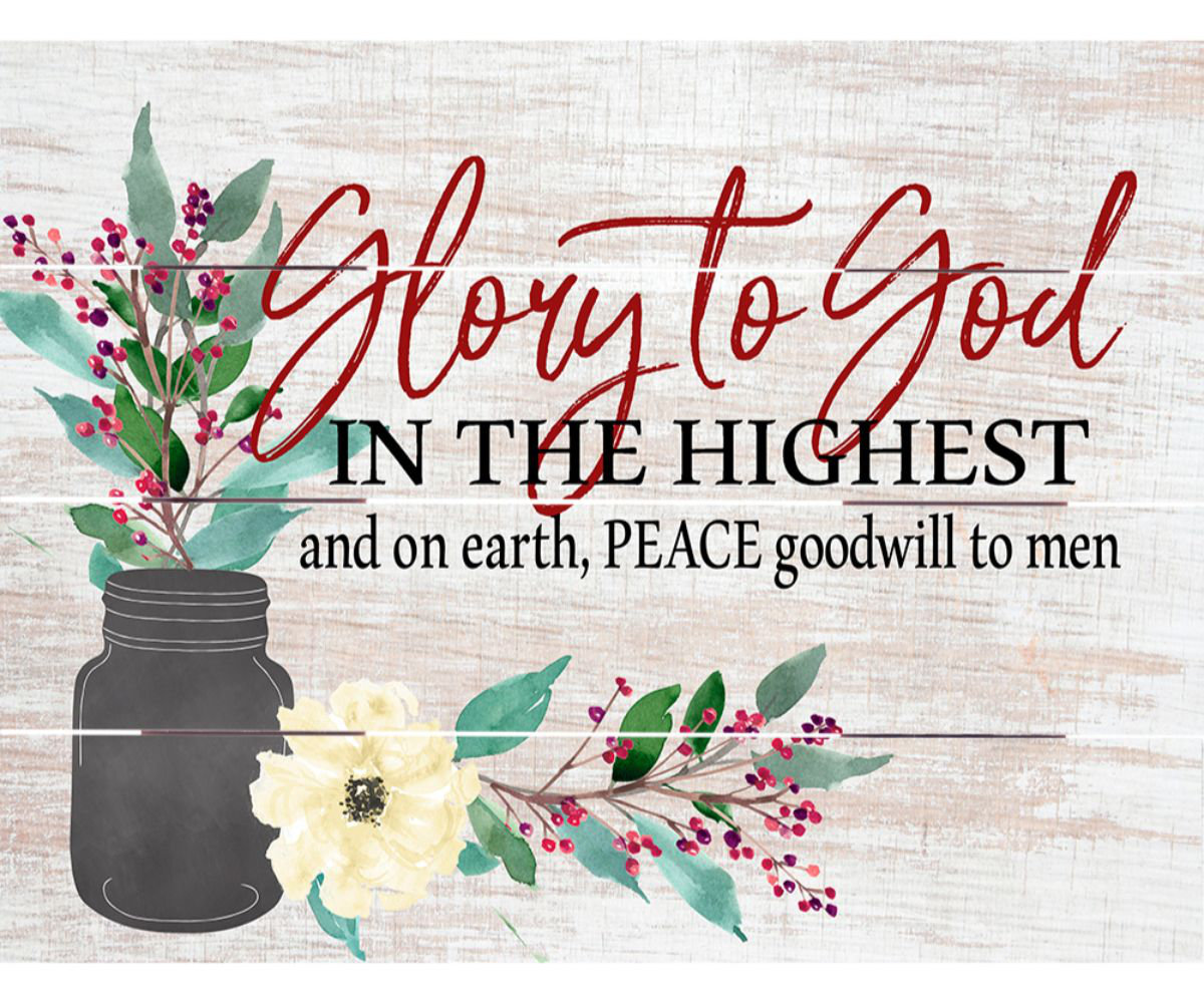 Gracie Oaks Glory to God in the Highest Wall Décor - Wayfair Canada