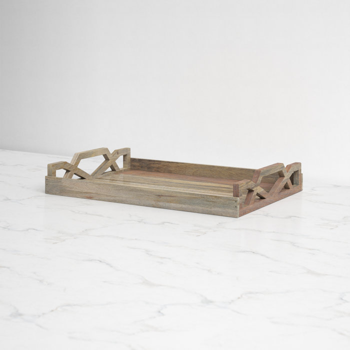 Kelly Clarkson Home Kess Wood Tray & Reviews | Wayfair