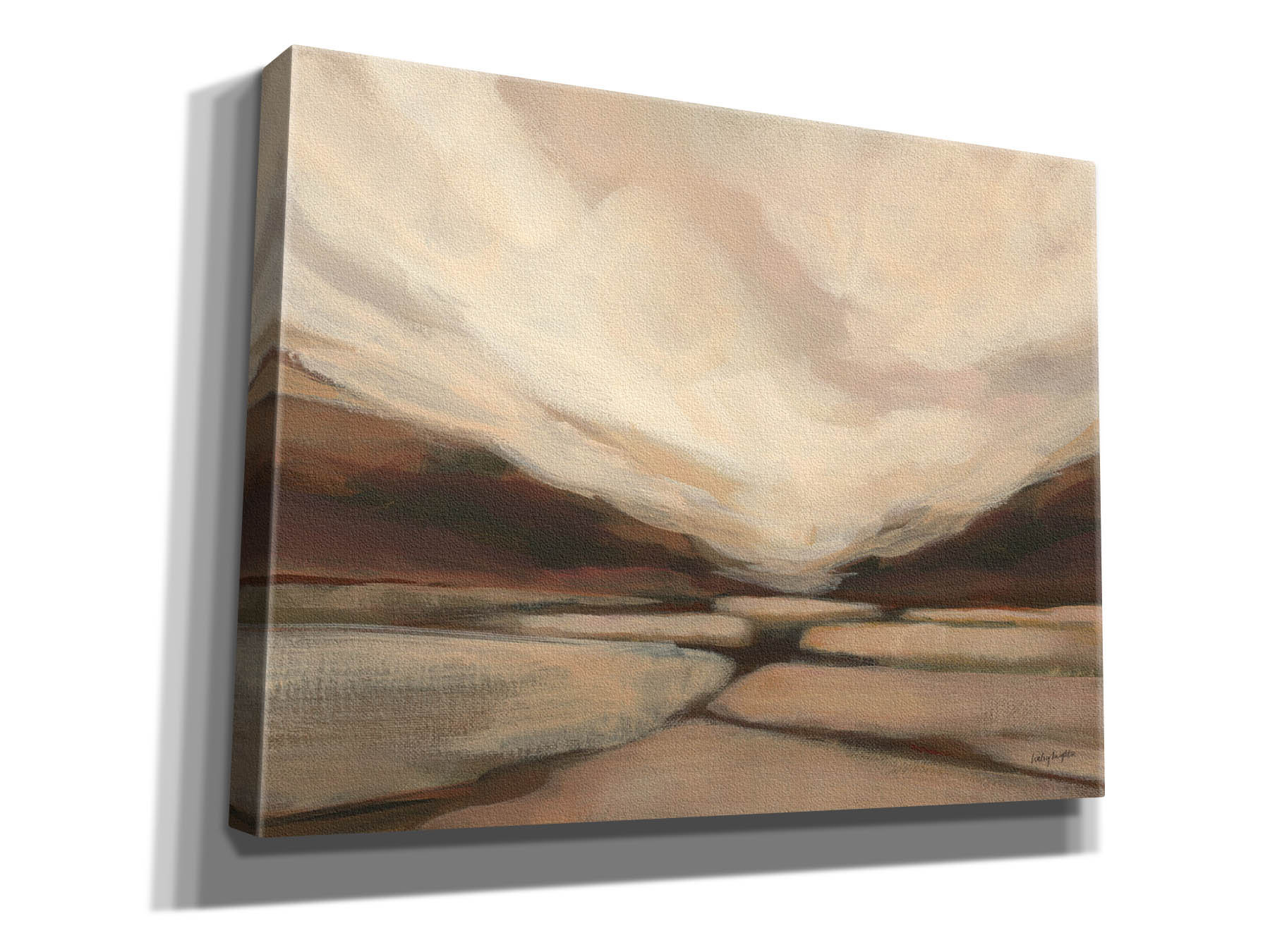 Epic Graffiti 'Auburn Canyon' by Haley Knighten Canvas Wall Art | Wayfair