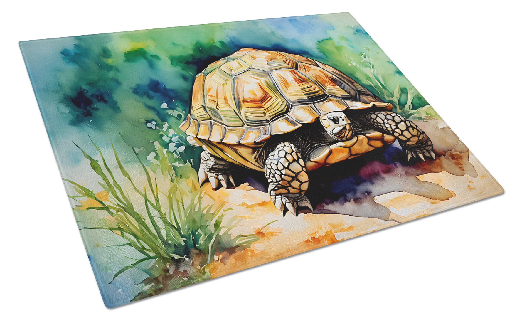 Caroline's Treasures Turtles Tortoises Glass Cutting Board Large | Wayfair