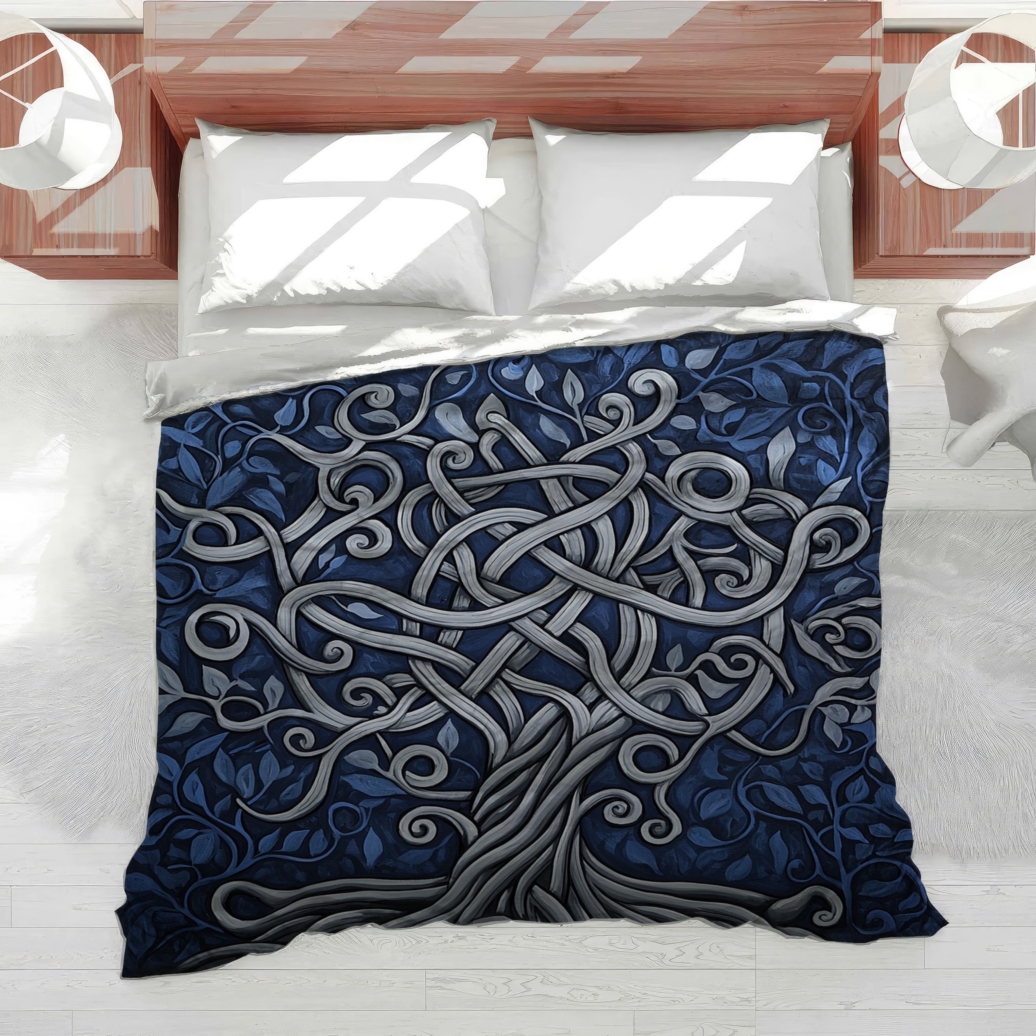 VisionDecor Celtic Tree Bedding Art Comforter Gothic | Wayfair