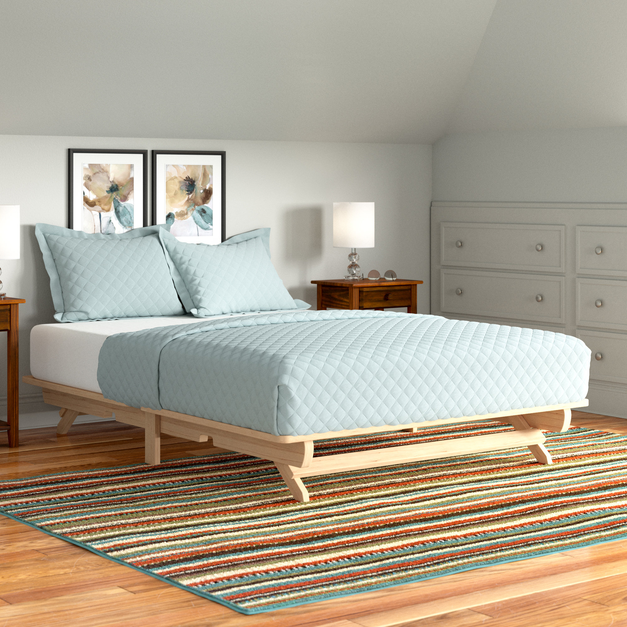 Union Rustic Aideliz Solid Wood Platform Bed & Reviews - Wayfair Canada