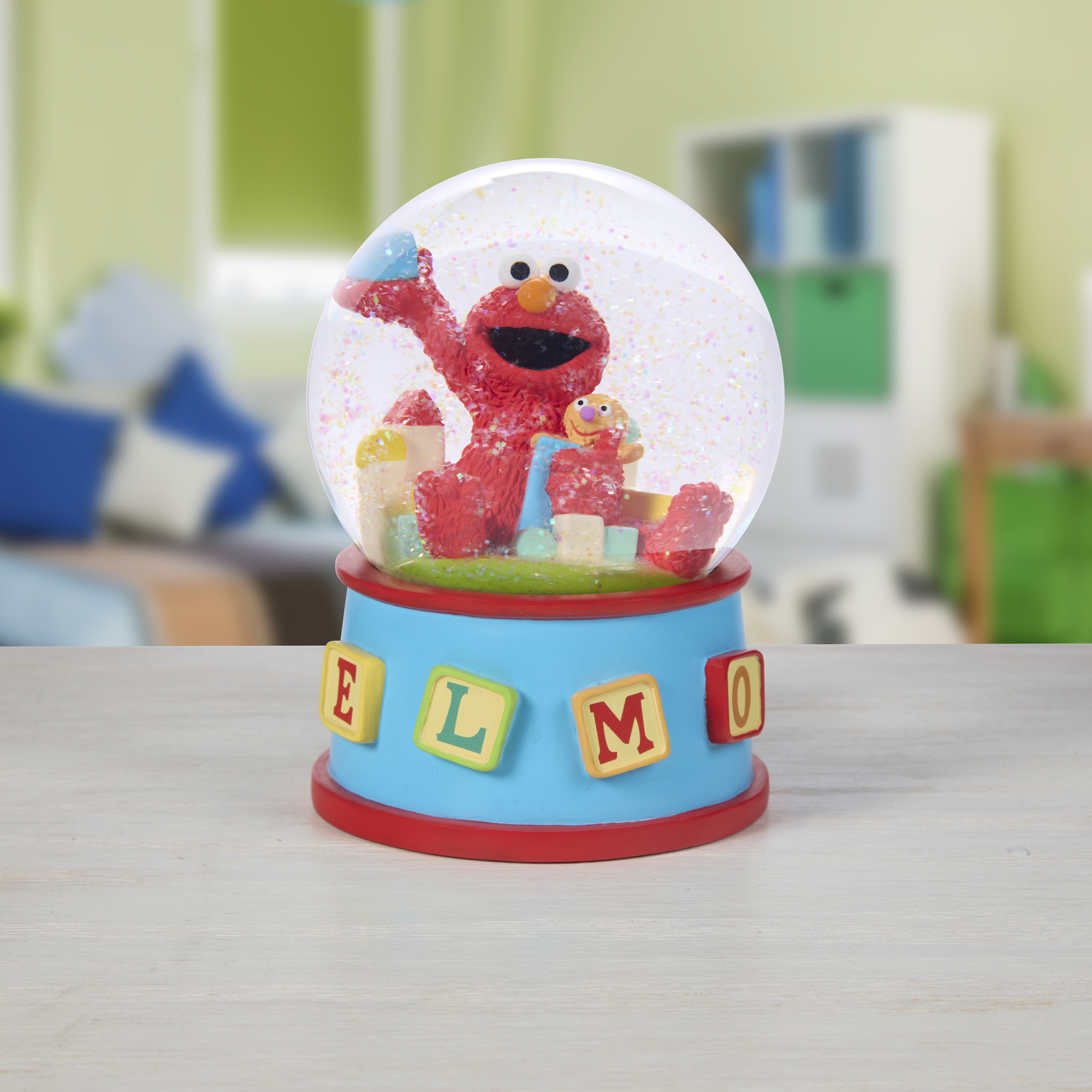 Precious Moments Sesame Street Elmo’s Playtime Musical Snow Globe ...