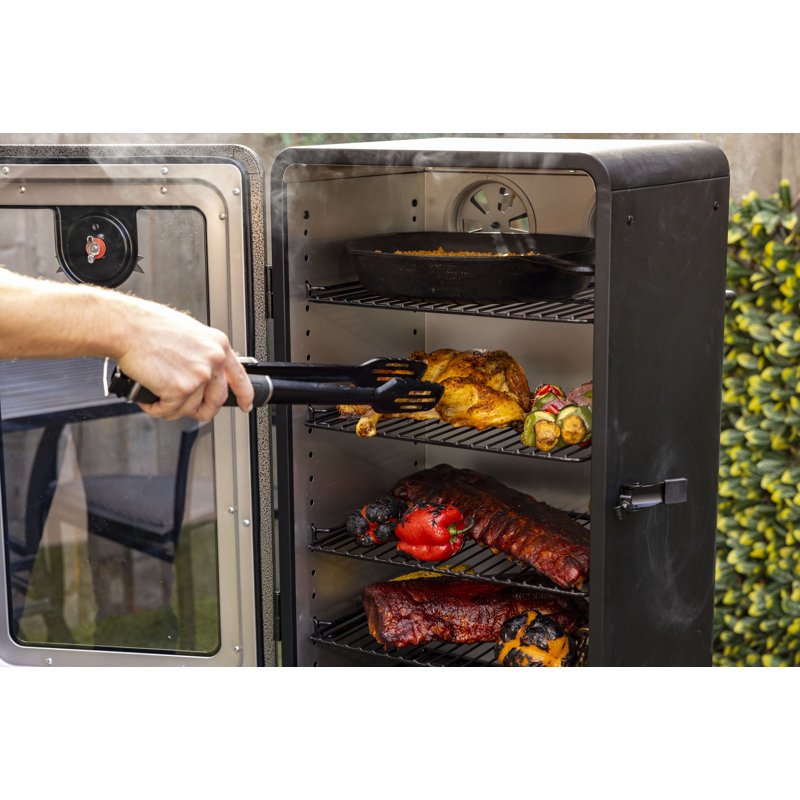 Pit Boss 3-Series Electric Vertical Smoker, Silver Hammertone & Reviews ...