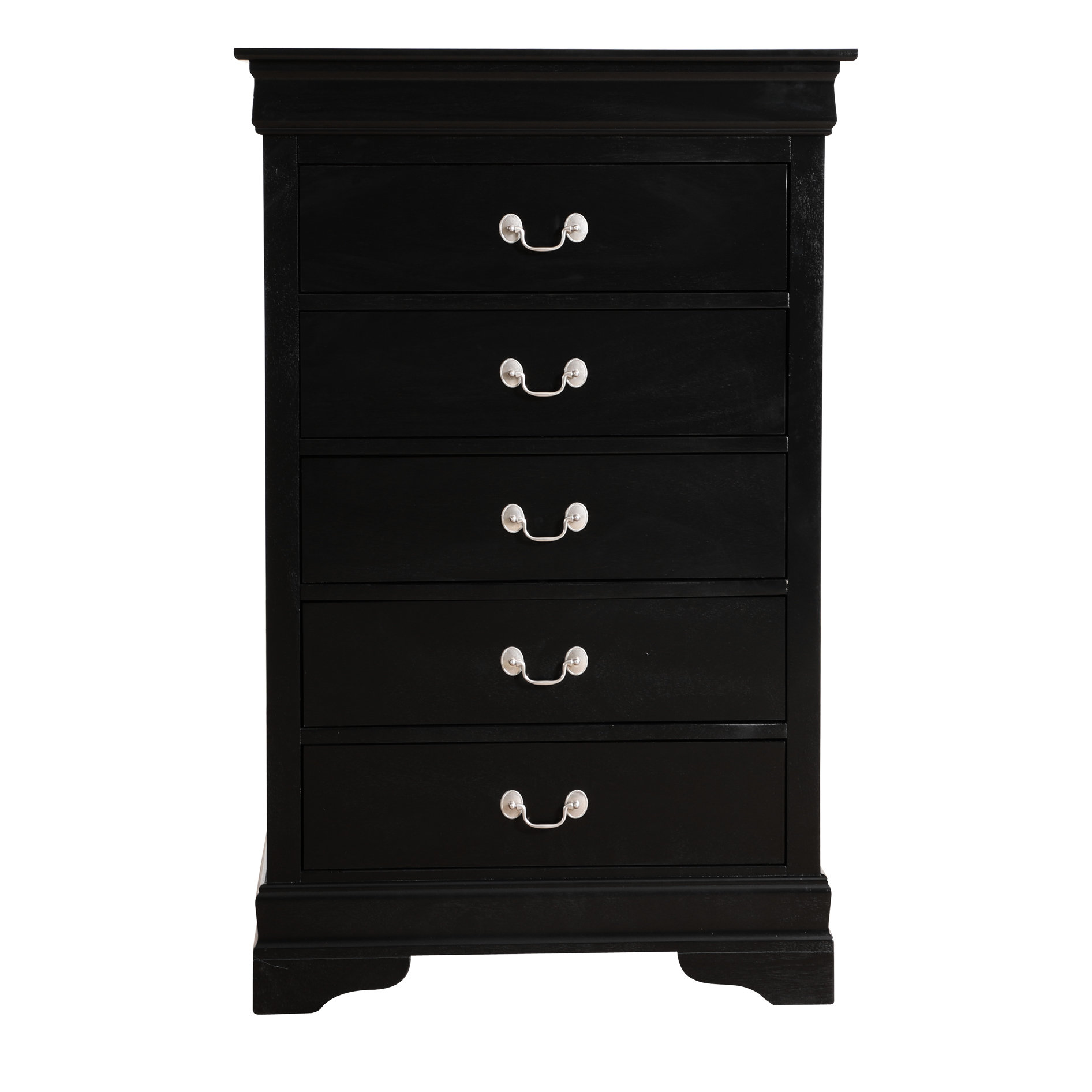 World Menagerie G2150 Bedroom Chest In Black - Traditional Style With ...