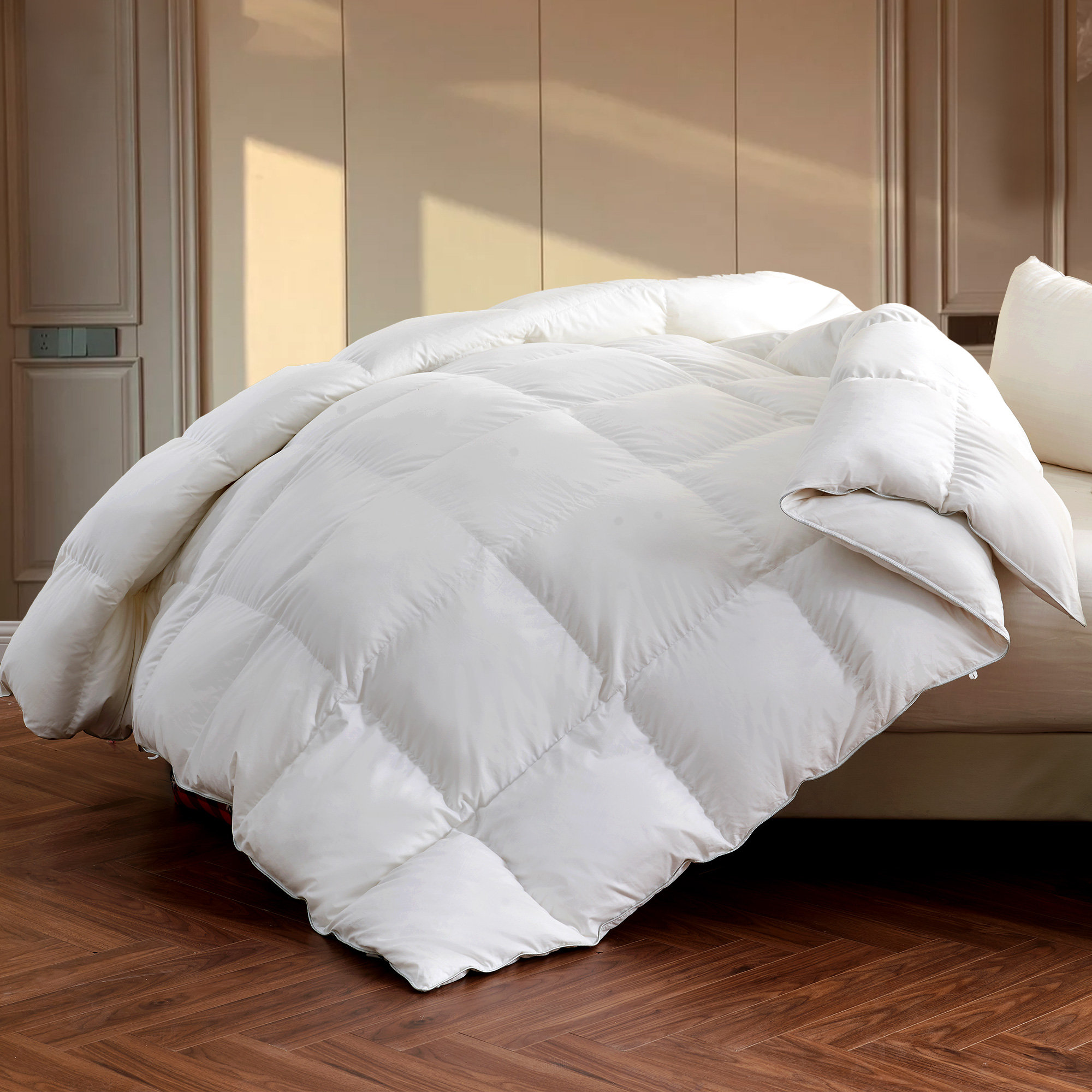 soft and fluffy bedding