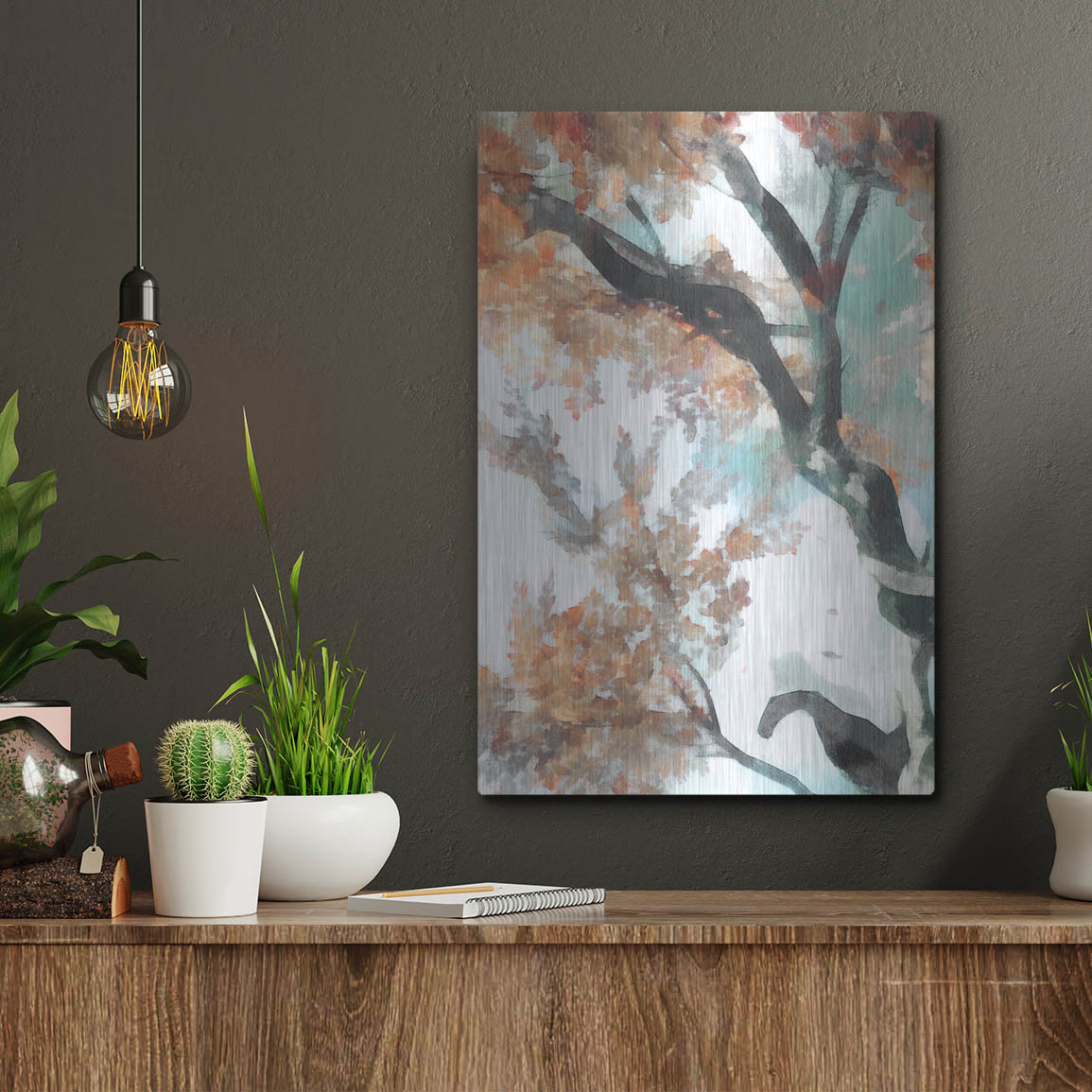Winston Porter Fall Tree 2' by Alonzo Saunders Metal Wall Art | Wayfair