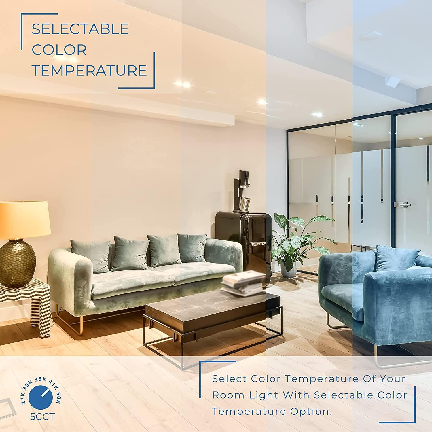 Perlglow 4'' Dimmable Air-Tight IC Rated Standard Recessed Lighting Kit ...