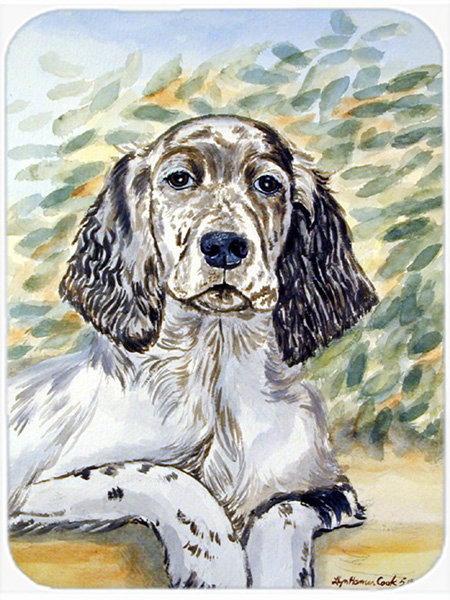 East Urban Home English Setter Glass Cutting Board | Wayfair