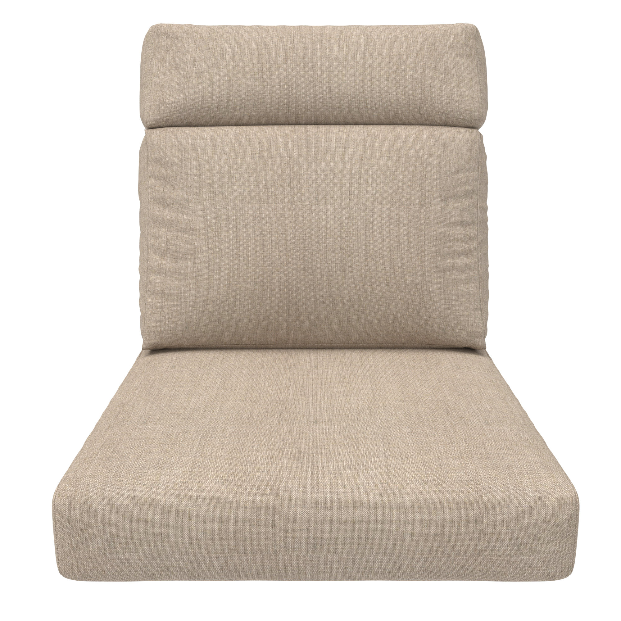 Covers & All Sunbrella 6" Outdoor High Back Chair Cushion, Adirondack ...