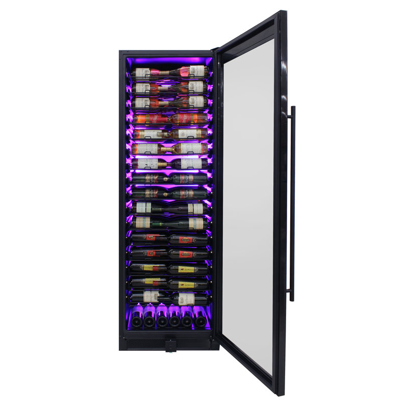 Vinotemp 24'' 141 Bottle Single Zone Wine Refrigerator | Wayfair