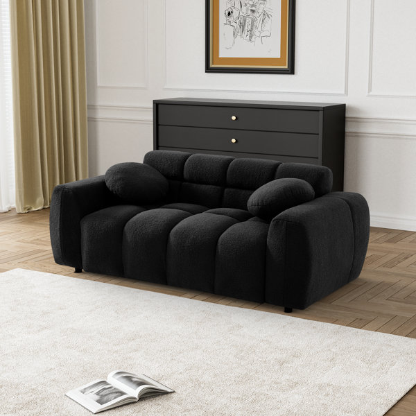 Orren Ellis Ottwell 64.56'' Upholstered Loveseat & Reviews | Wayfair