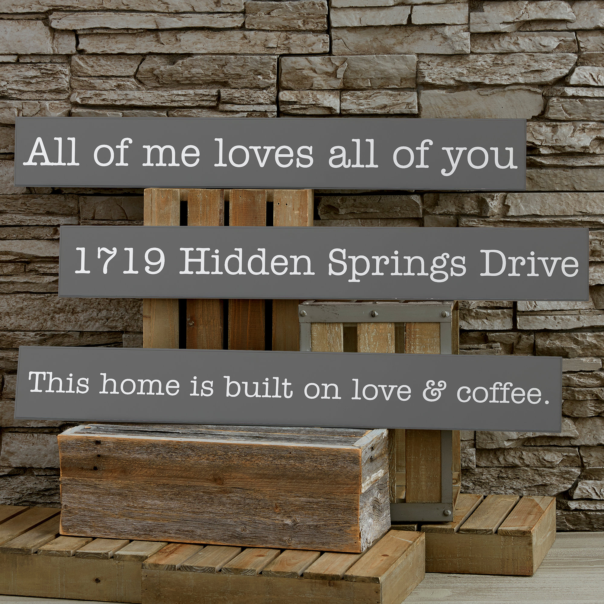 Personalization Mall Home Expressions Personalized Wooden Sign ...