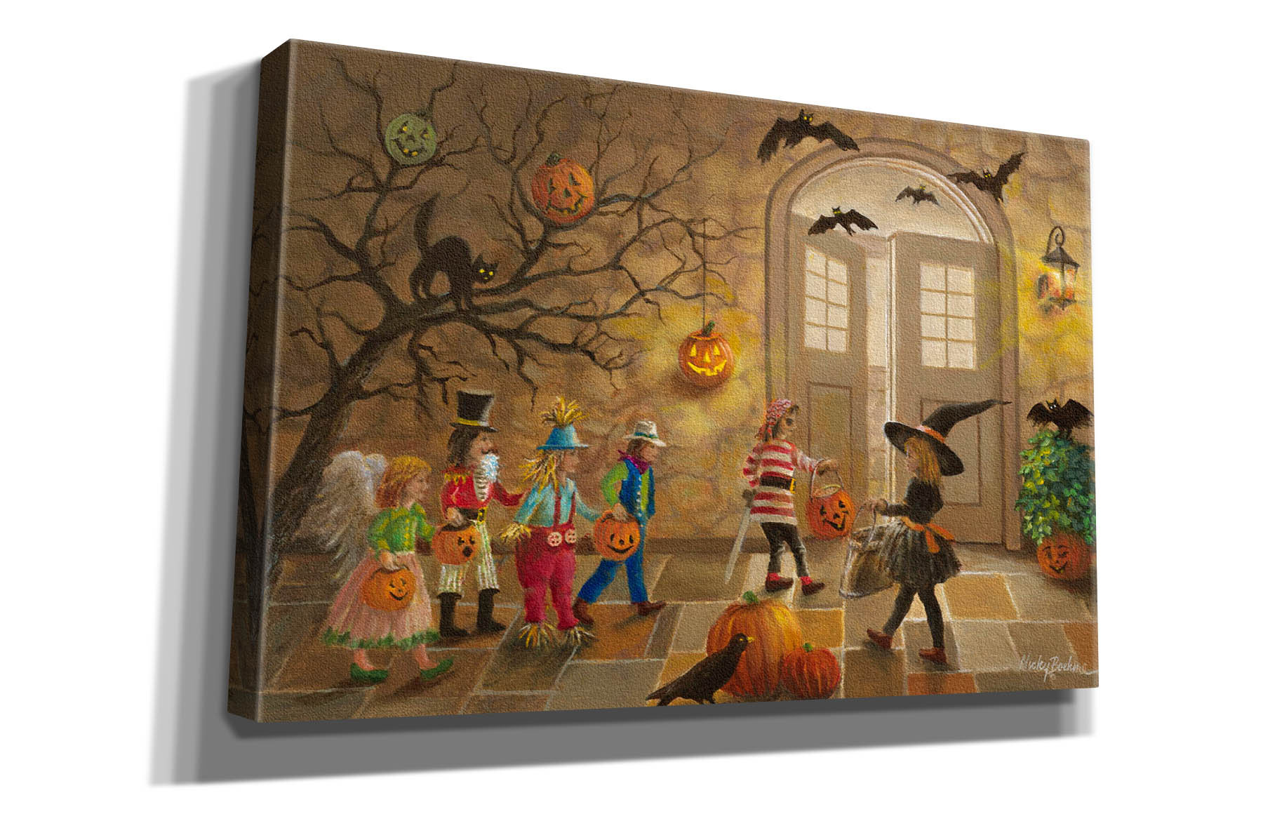 The Holiday Aisle® 'Halloween Fun' by Nicky Boehme Canvas Wall Art ...
