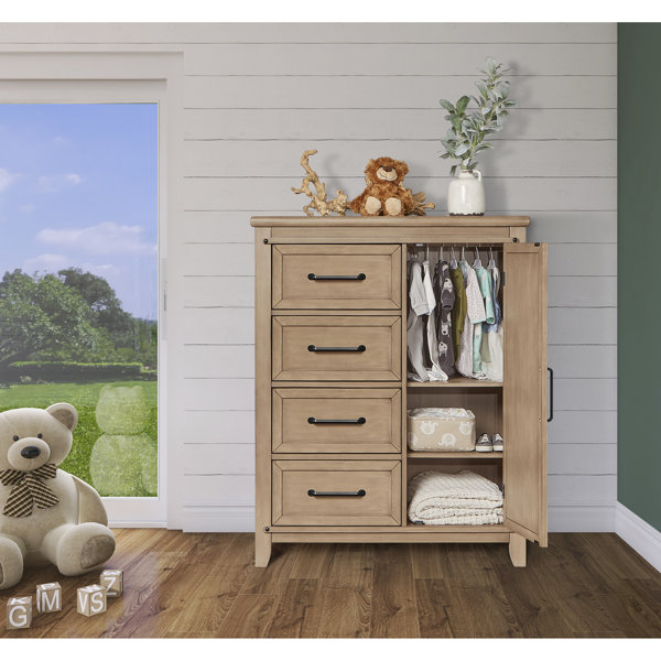 Harriet Bee Gertrudis 18'' Wide Solid Wood Kids Armoire | Wayfair