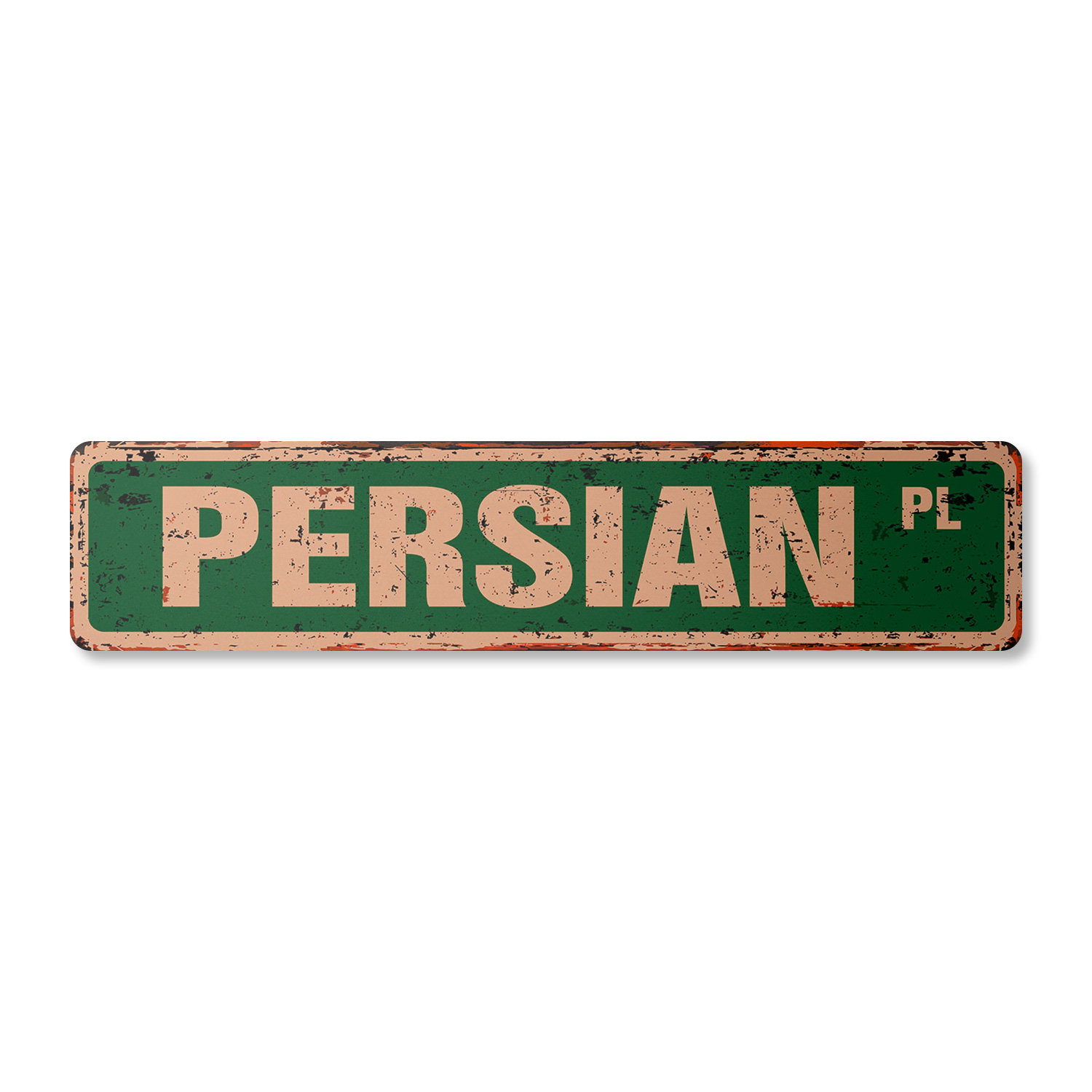 SignMission Persian Aluminum Street Sign | Wayfair