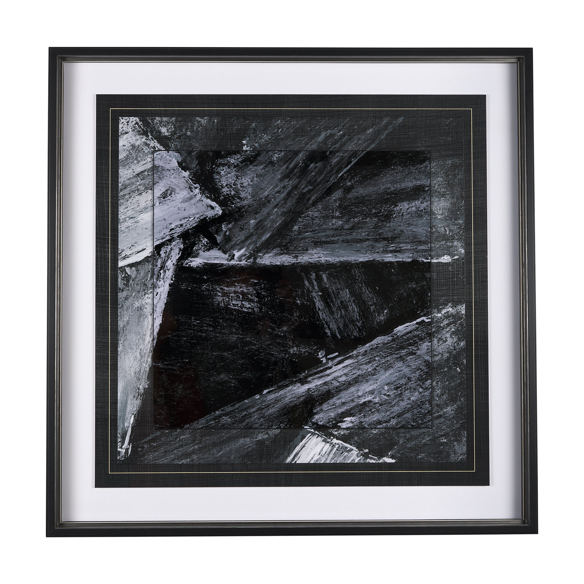Wrought Studio™ Black Composition II Framed On Paper Print | Wayfair