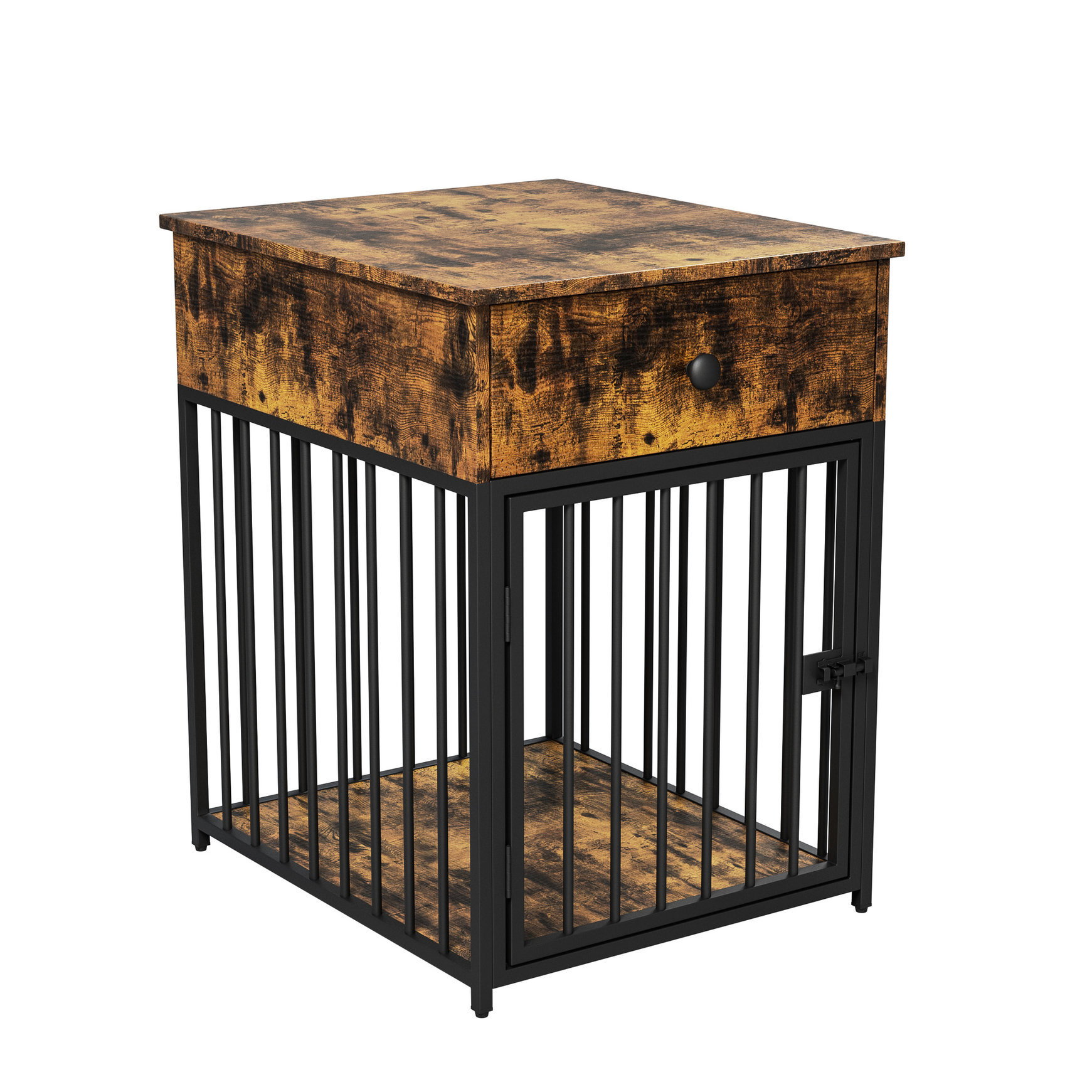 Ebern Designs Drawer-included Dog Cage For Small Dogs' Cozy Life Crate ...