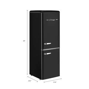 Unique Classic Retro 21.6" Manual Defrost 7 cu. ft. Energy Star ...