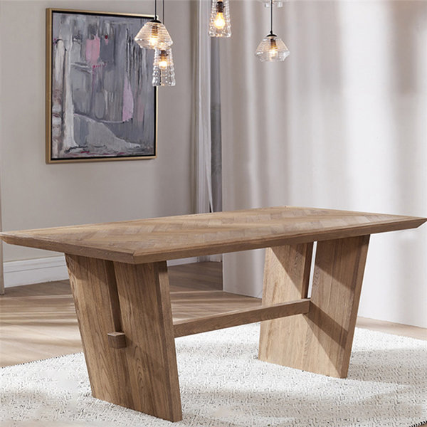 Loon Peak® Janeria Solid Wood Base Dining Table - Wayfair Canada