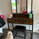 Mercury Row Hans Dressing Table with Mirror & Reviews | Wayfair.co.uk