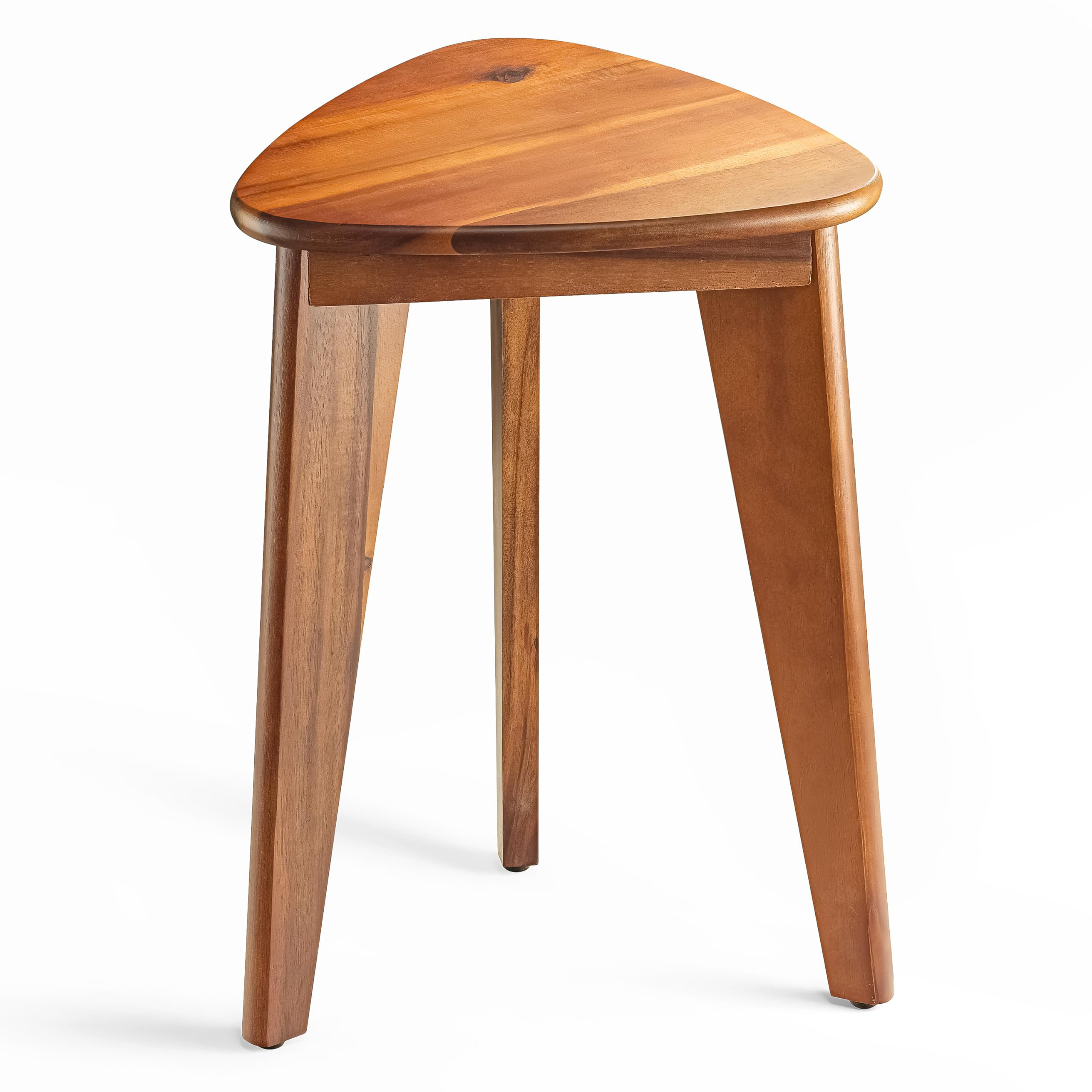 George Oliver Corner Shower Foot Rest - Wooden Showers Stool Seat For ...