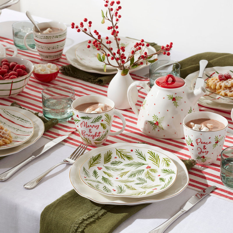 Lenox Bayberry 12-Piece Dessert Set | Wayfair