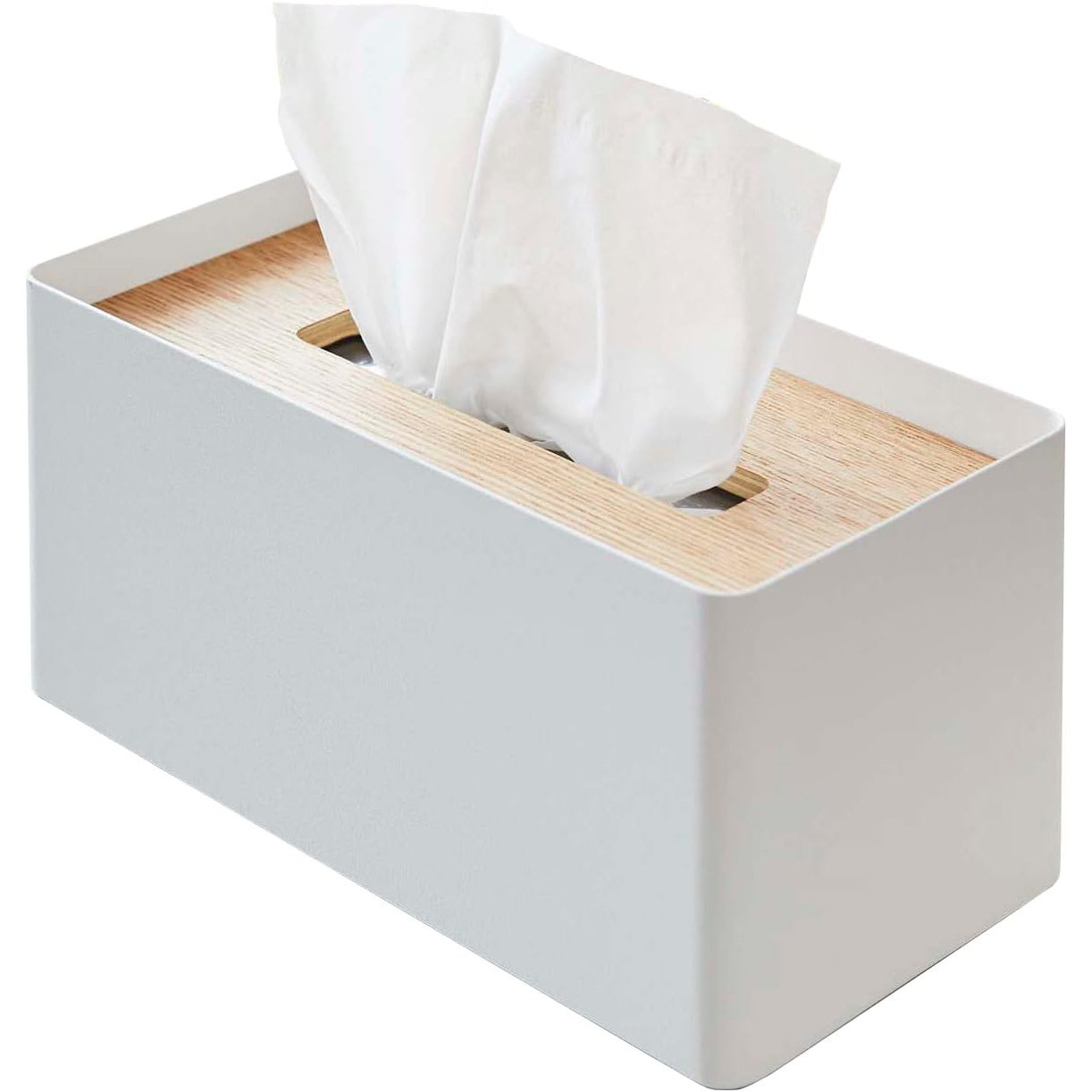 Latitude Run® Home Rin Reusable Tissue Box Cover Metal Holder Container ...
