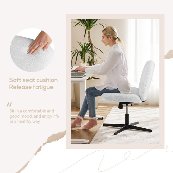Latitude Run® Brenae Upholstered Armless Swivel Task Chair & Reviews ...
