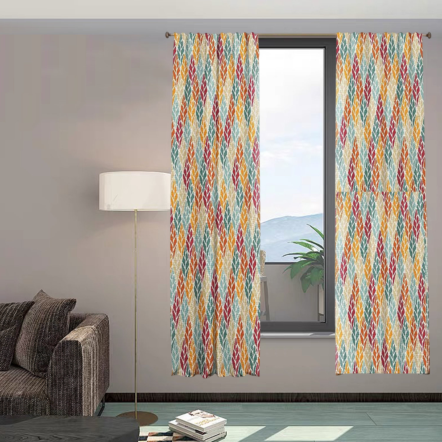 Frifoho Microfiber Curtain | Wayfair