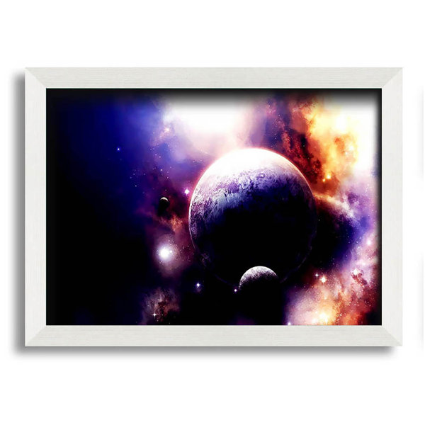 Metro Lane Anyri Stunning Planets - Single Picture Frame Print ...