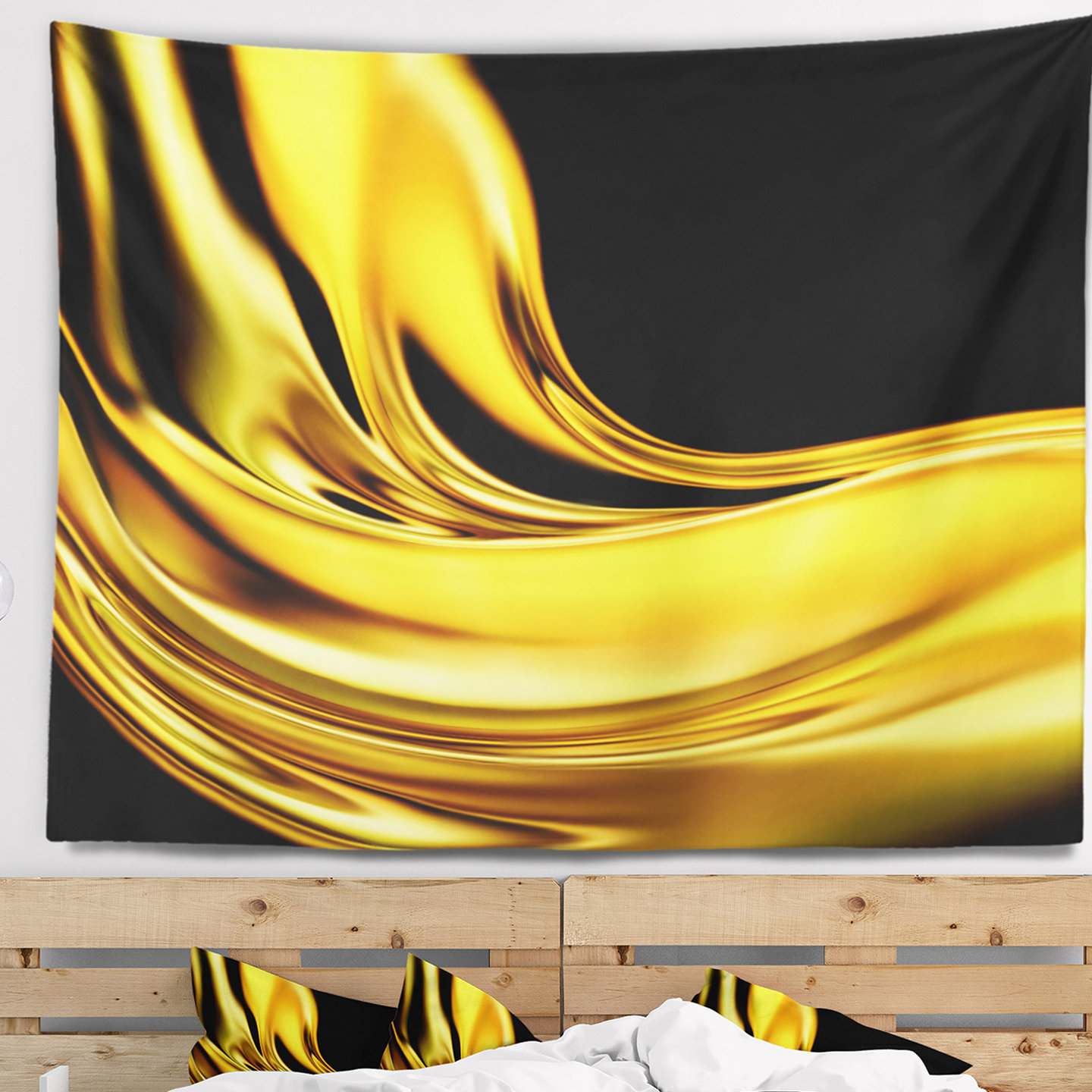 The Twillery Co.® Corwin Abstract Texture Pattern Tapestry | Wayfair