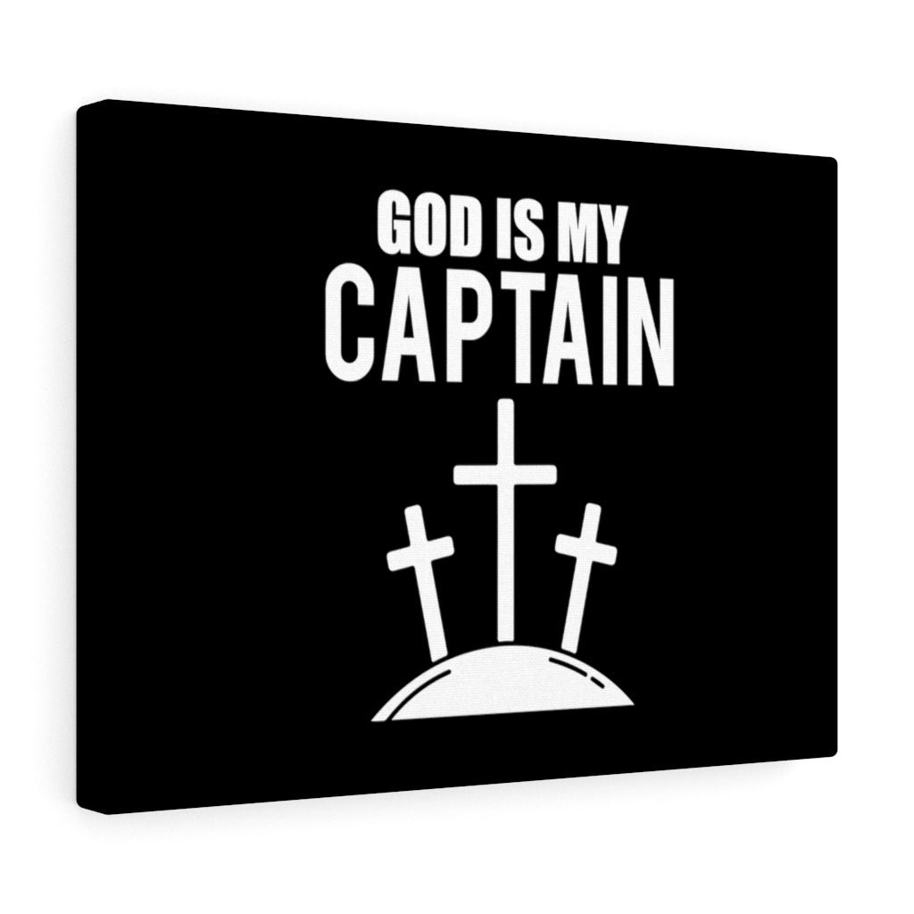 Trinx God Is My Captain Three Cross Christian Wall Art Bible Verse ...