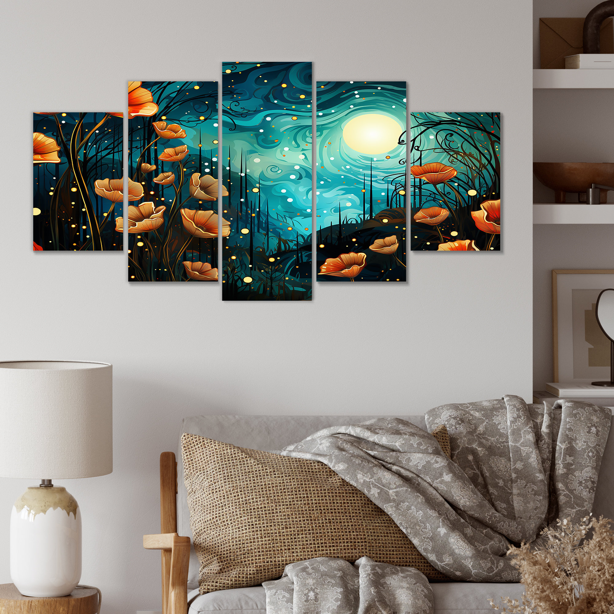 Lark Manor Monets Garden Revisited Landscape I - Classics Multipanel ...