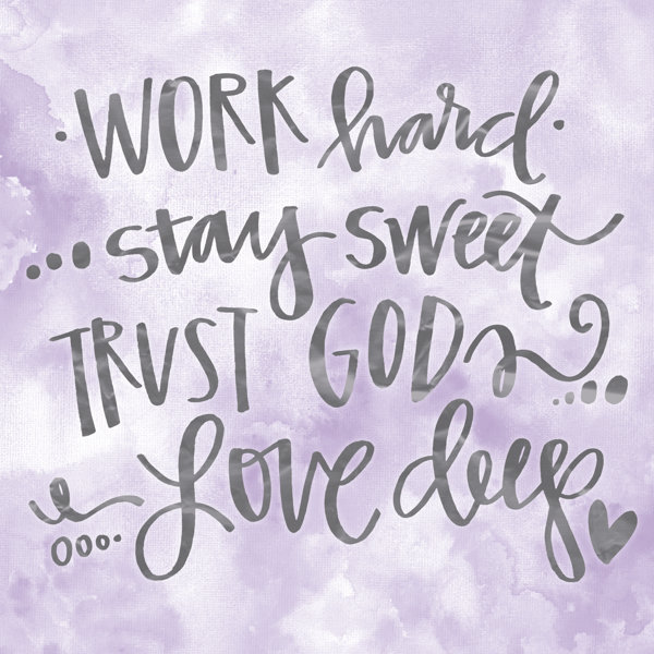 Happy Larry Work Trust Love | Wayfair.co.uk