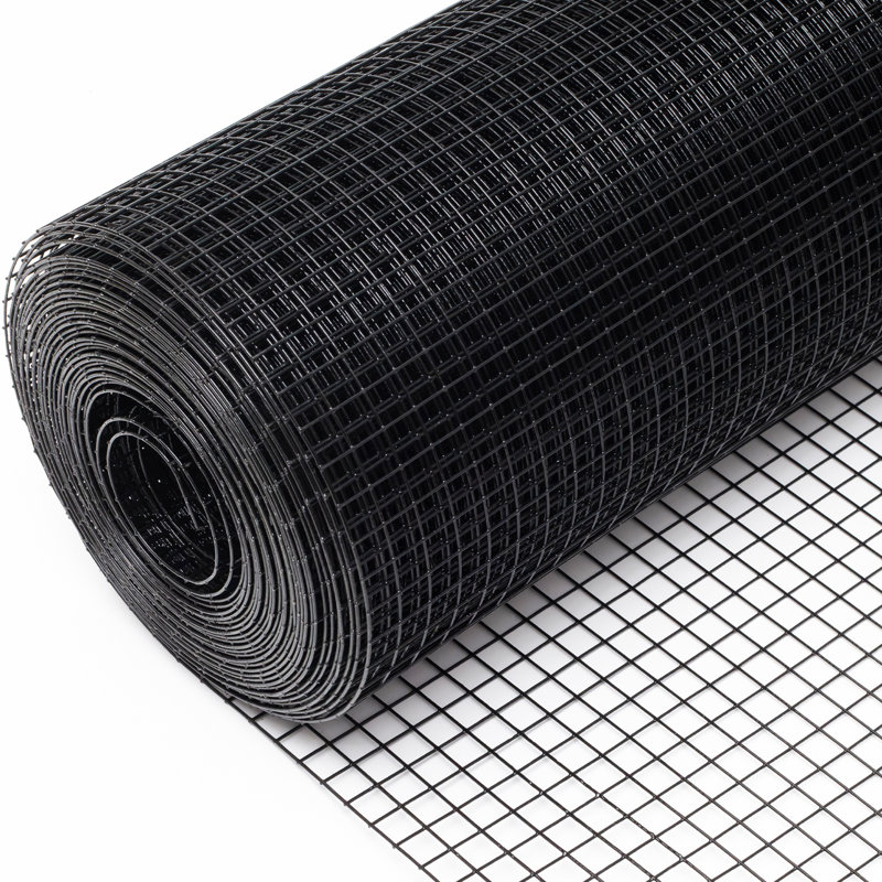 Tucker Murphy Pet™ Black PVC Coated Hardware Cloth Chicken Wire Fence ...