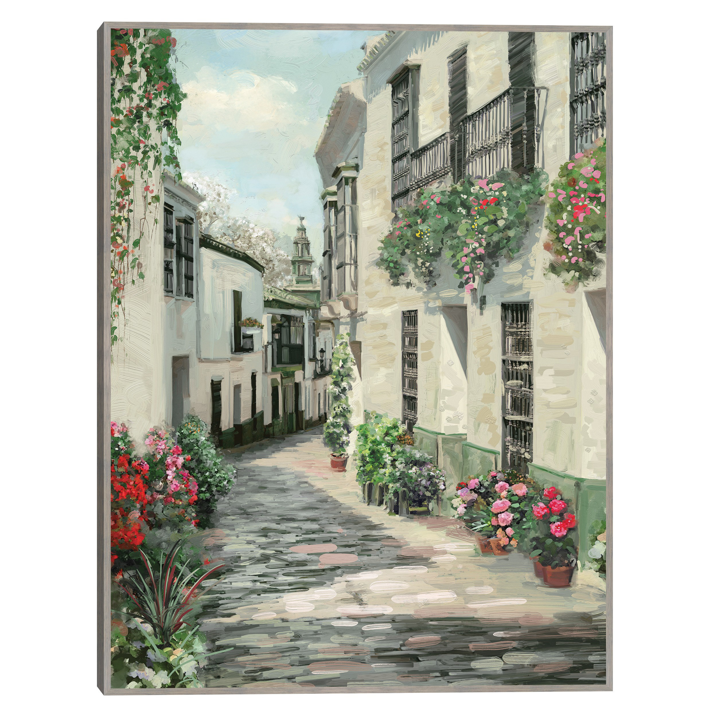 Red Barrel Studio® Village Street II by Studio Arts Canvas Art Print ...