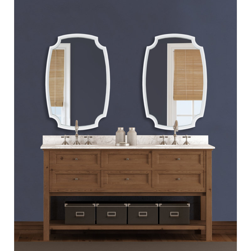 Sand & Stable™ Nikkie Distressed Bathroom / Vanity Mirror & Reviews ...