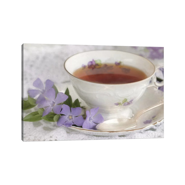 ClassicLiving Periwinkle And Tea by Lori Deiter - Wrapped Canvas Print ...