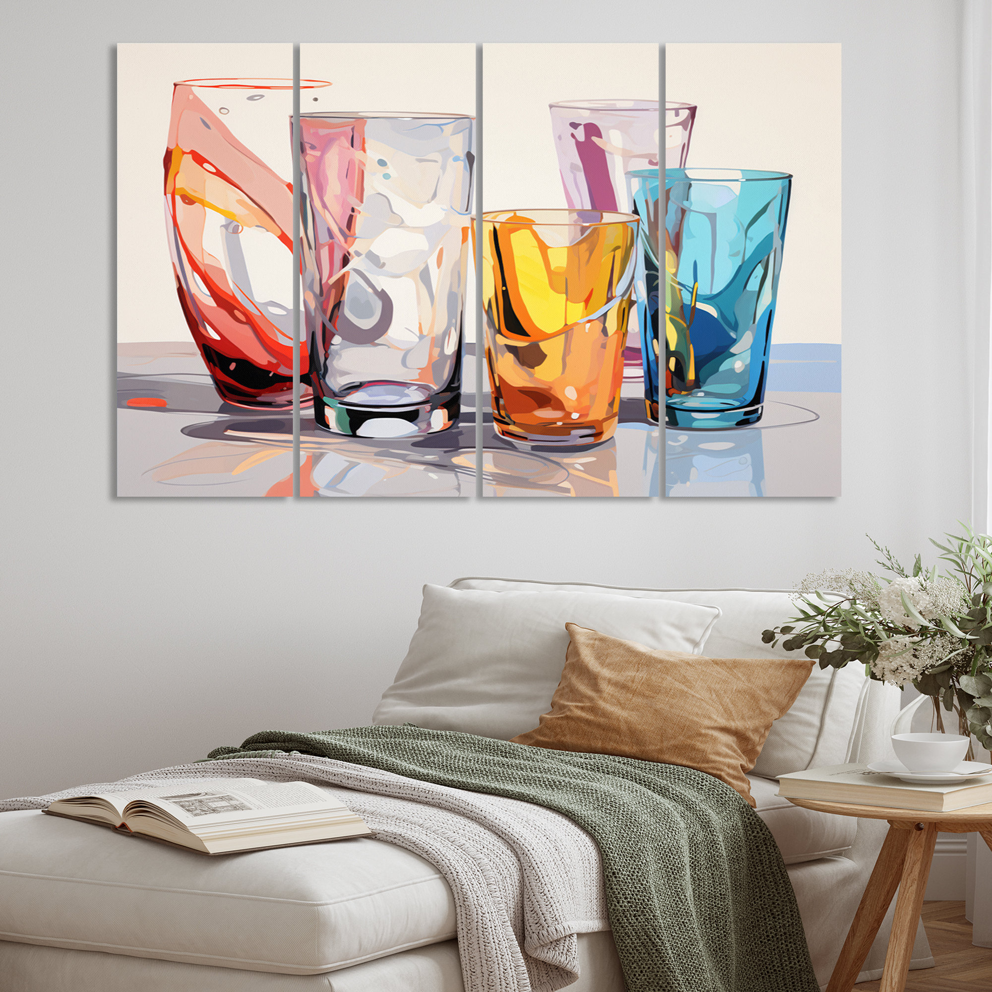 Design Art Food Drinkware An Abstract III - Food & Beverage Metal Wall ...