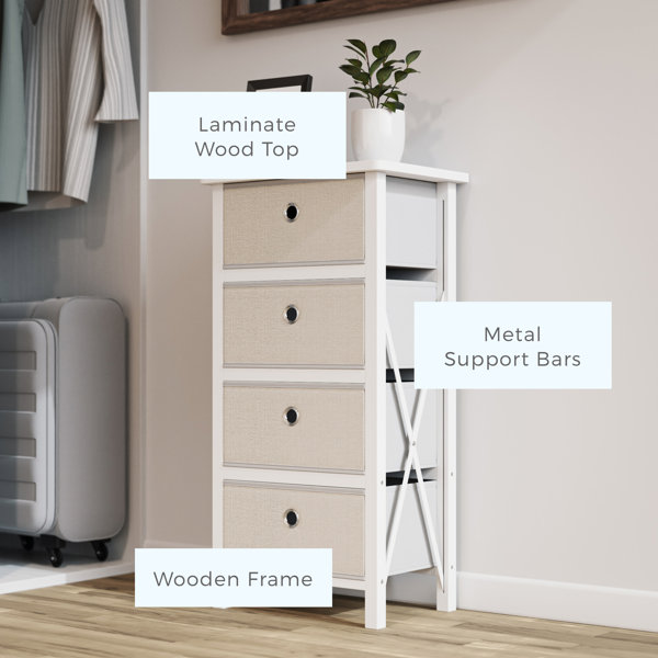 Sand & Stable Monaco 4 Drawer Storage Drawer & Reviews | Wayfair