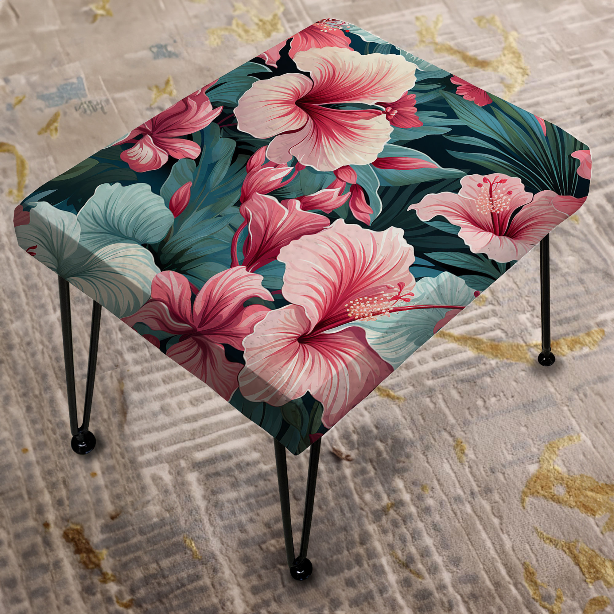 Design Art Island Mirage III Tropical Pattern - Tropical Rectangle ...