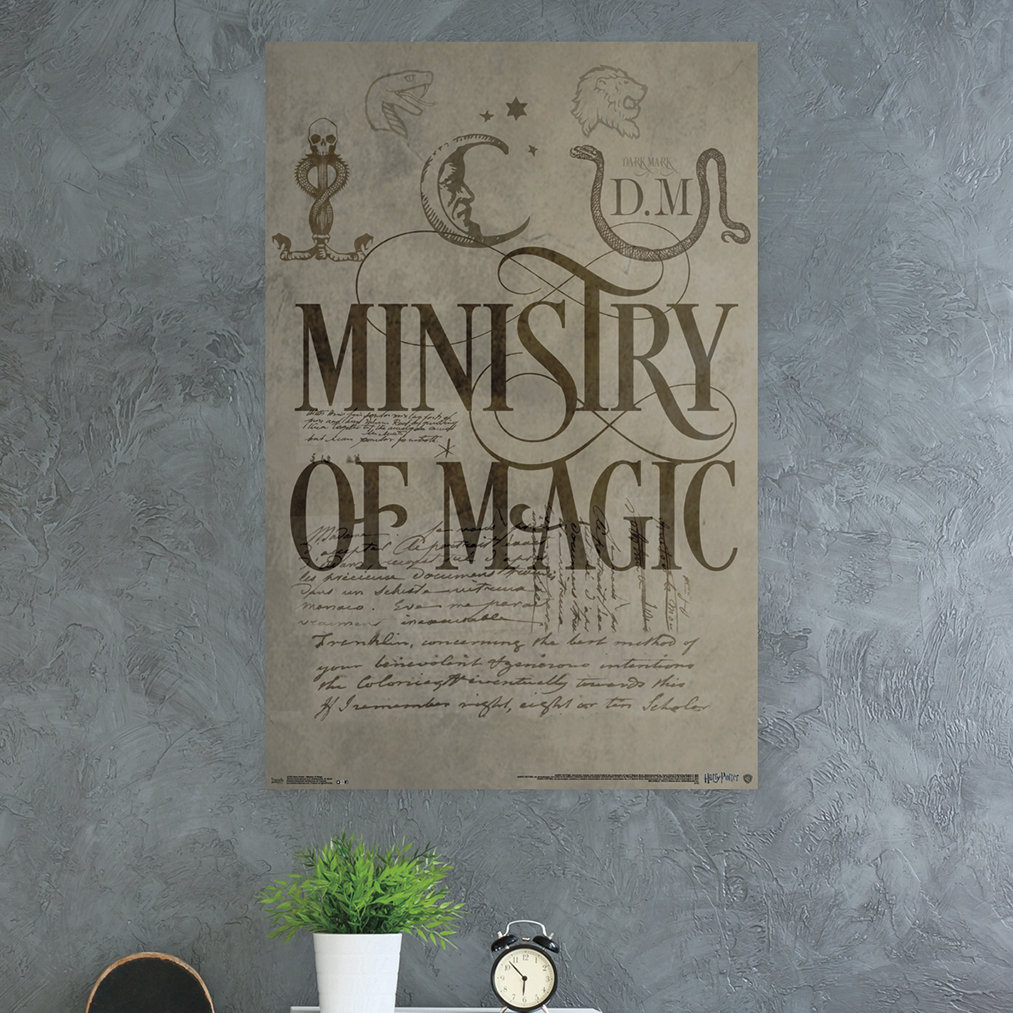 Trends International Harry Potter - Ministry of Magic Paper Print | Wayfair