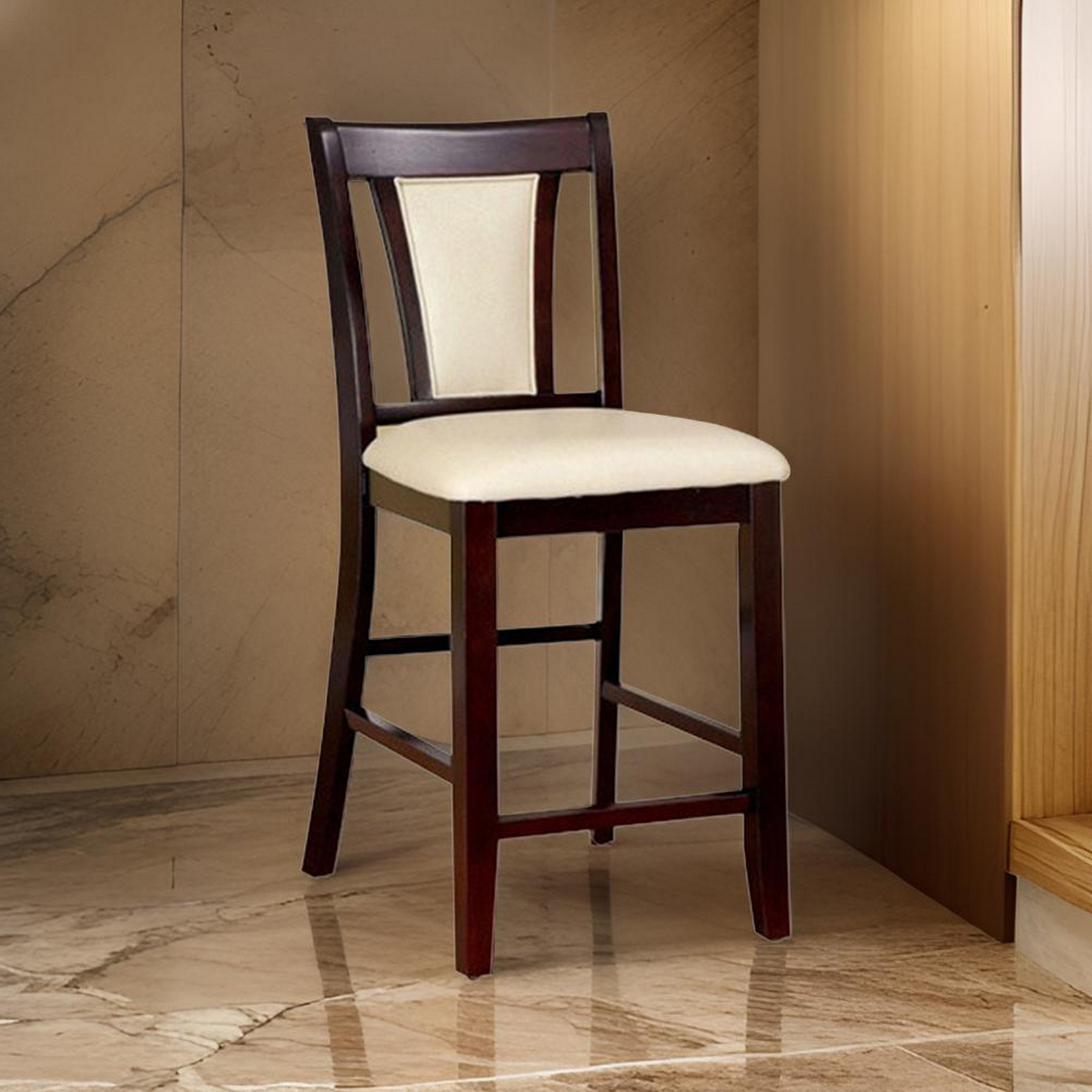 World Menagerie Brucelyn Wooden Upholstered Dining Chair | Wayfair