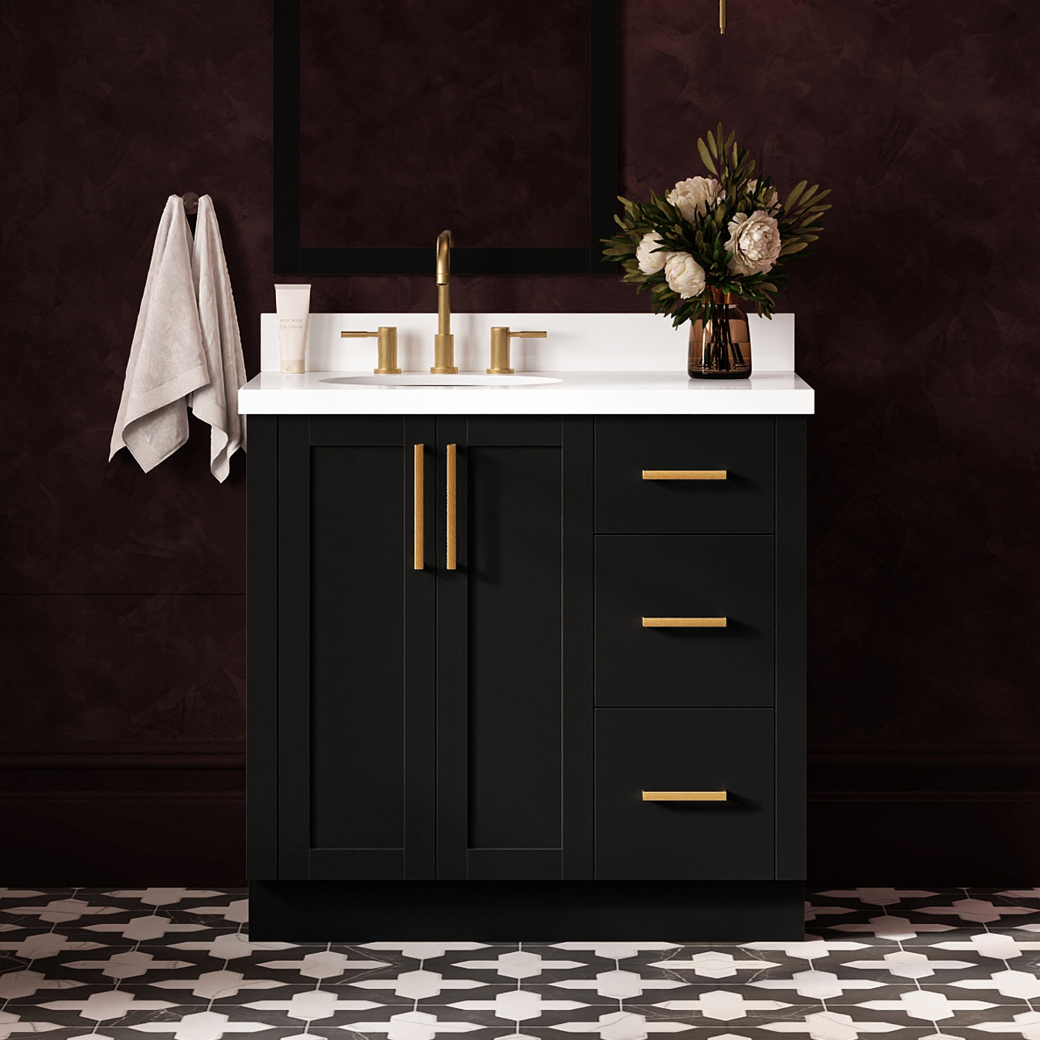 Winston Porter Ariel Kayleigh 37 Inch Left Offset Single Rectangle Sink ...